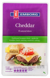 Buy Emborg Cheddar Cheese Sliced 150 g in Nigeria | Cheese | Supermart ...