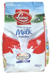 Buy Luna Full Cream Instant Milk Powder Sachet 400 g in Nigeria | Milk ...
