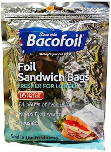 Buy Baco Foil Sandwich Bags 200 mm x 1800 mm x16 in Nigeria | Freezer ...