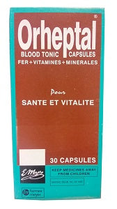 Buy Orheptal Blood Tonic 30 Capsules in Nigeria | Heart & Blood ...