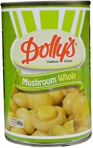 Buy Dolly's Whole Mushrooms 400 g in Nigeria | Canned Fruit & Vegetables | Supermart.ng ...