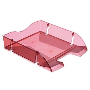 Buy Herlitz Filing Tray Space Made From Recycleable Pet - Red ...