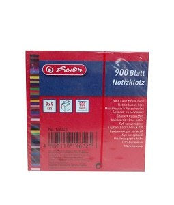 Buy Herlitz Note Cube 9 x 9 x 9 cm White 80 gsm - 900 Sheets in Nigeria | Notepads | Supermart ...