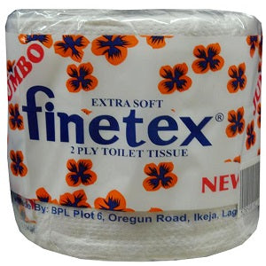 Buy Finetex Toilet Tissue Jumbo Extra Soft 2 Ply 1 Roll in Nigeria | Toilet Tissue | Supermart ...