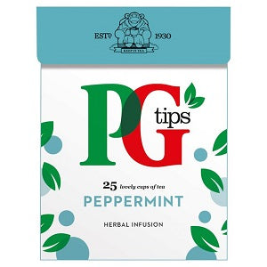 Buy PG Tips Peppermint Herbal Infusion 27.5 g x25 in Nigeria | Tea ...