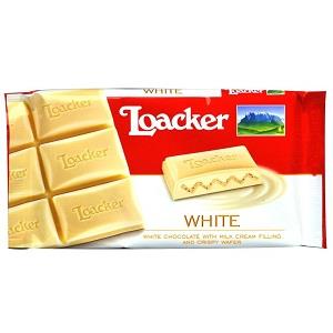 Buy Loacker Wafer White Chocolate With Milk Cream Filling 55 g in ...