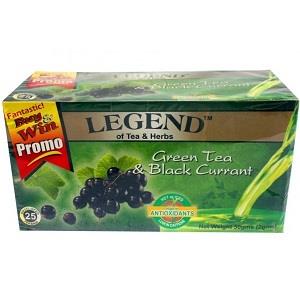 Buy Legend Green Tea & Black Currant 50 g x25 in Nigeria | Tea ...