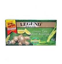 Buy Legend Green Tea Lemon & Ginger 50 g x25 in Nigeria | Tea ...