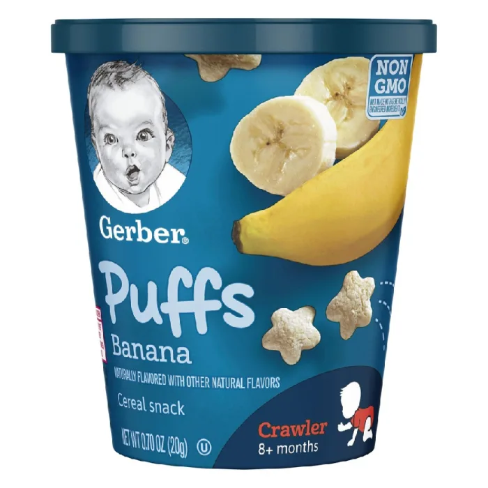 Buy Gerber Graduate Puffs Banana 20 g in Nigeria | Baby Food ...