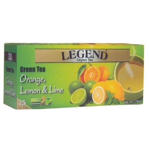 Buy Legend Green Tea Orange, Lemon & Lime 2 g x25 in Nigeria | Tea ...