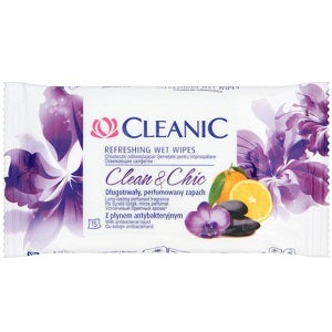 Buy Cleanic Refreshing Wet Wipes Clean & Chic x15 in Nigeria | Facial ...