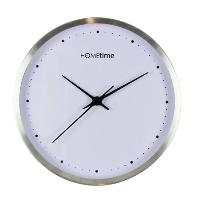 Buy Hometime Wall Clock Aluminium Silver Fin 25 cm in Nigeria | Home ...