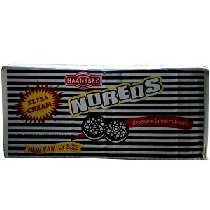 Buy Haansbro Noreos Chocolate Biscuit With Vanilla Cream 18 g x36 in ...