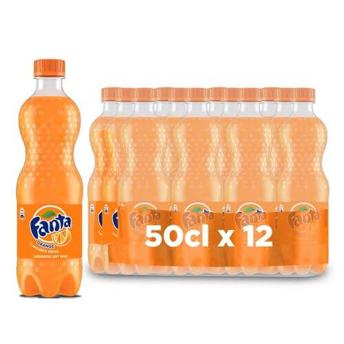 Buy Fanta Orange Pet Bottle 50 cl x12 in Nigeria | Soft Drinks ...