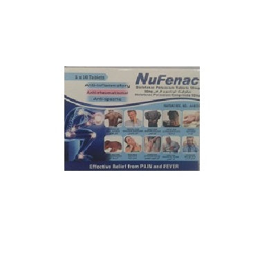 Buy NuFenac 50 mg 10 Tablets in Nigeria | Headaches & Pain | Supermart ...
