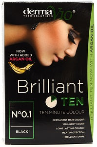 Buy Derma V10 Brilliant Ten Minute Permanent Hair Colour With Argan Oil ...