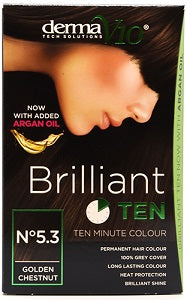 Buy Derma V10 Brilliant Ten Minute Permanent Hair Colour With Argan Oil ...