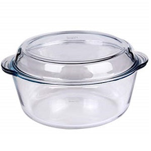 Buy JH Glassware Round Casserole With Lid Large in Nigeria | Cookware ...