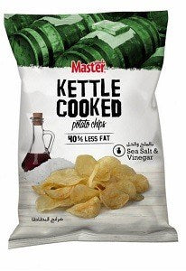 Buy Master Kettle Cooked Potato Chips Sea Salt & Vinegar 45 g in ...