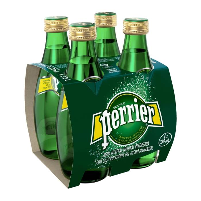 Buy Perrier Sparkling Natural Mineral Water 33 cl x4 in Nigeria | Water ...