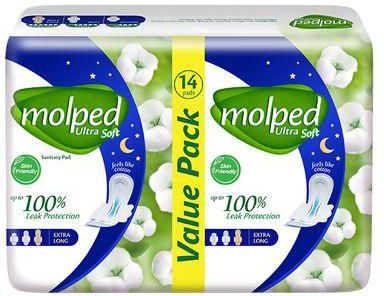 Buy Molped Sanitary Pad Ultra Soft Extra Long x14 in Nigeria | Feminine ...