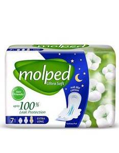 Buy Molped Sanitary Pad Ultra Soft Extra Long x7 in Nigeria | Feminine ...