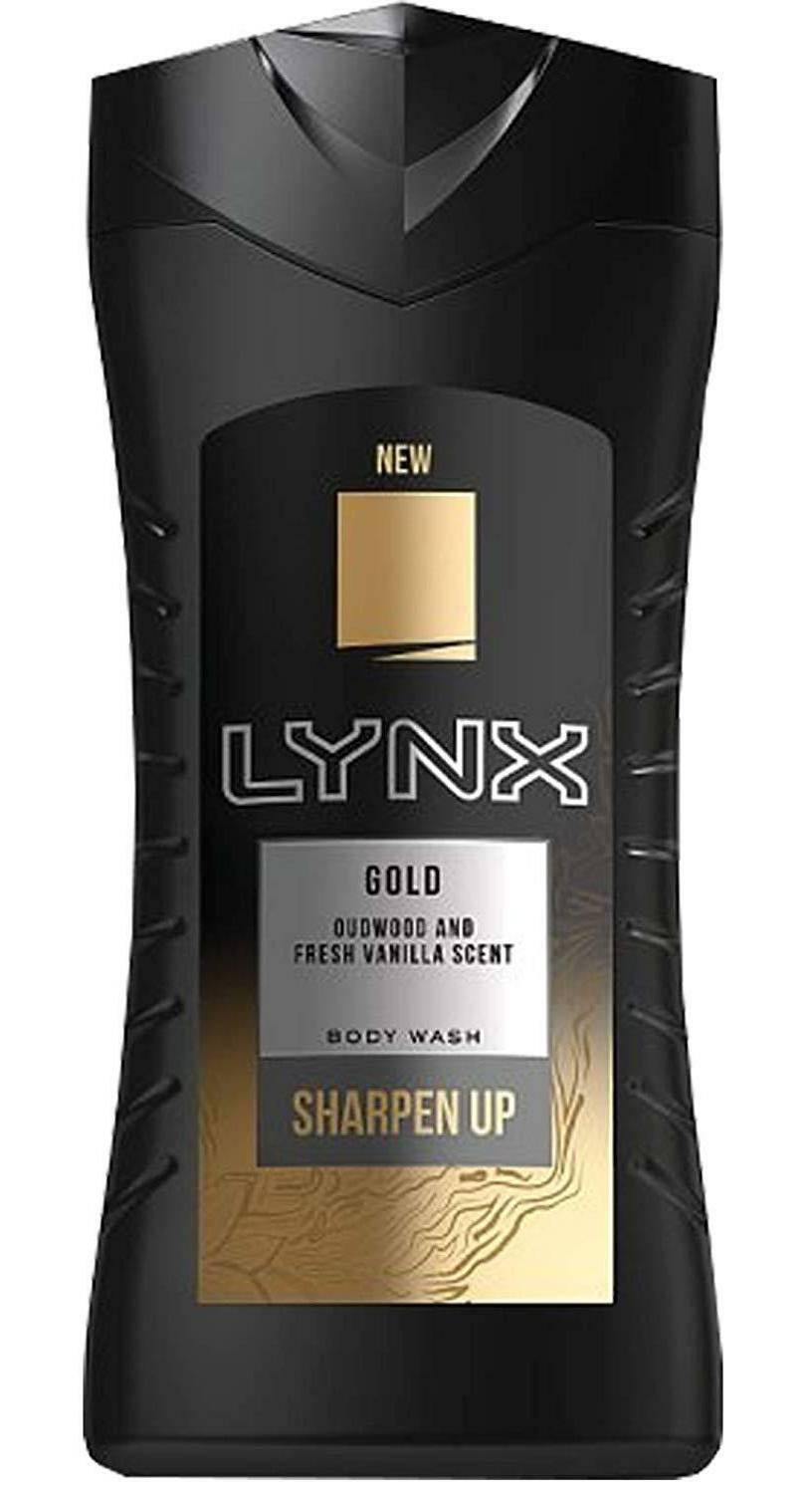 Buy Lynx Body Wash Gold Sharpen Up Oud Wood & Fresh Vanilla 250 ml in ...