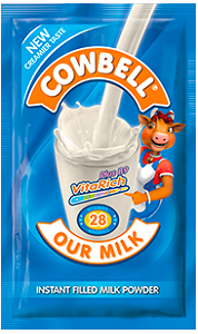 Buy Cowbell Instant Filled Milk Powder 14 g x10 in Nigeria | Milk ...