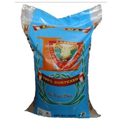 Buy Labana Supreme Parboiled Rice 50 kg in Nigeria | Rice, Pasta ...