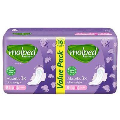Buy Molped Maxi Thick Sanitary Pad Long x16 in Nigeria | Feminine Care ...