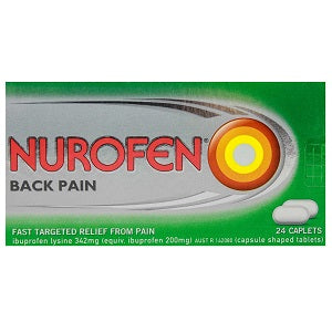 Buy Nurofen Back Pain 300 mg 24 Caplets in Nigeria | Headaches & Pain ...