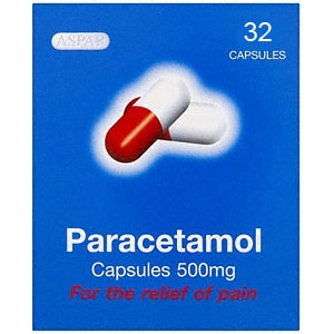 Buy Aspar Paracetamol 500 mg 32 Caplets in Nigeria | Headaches & Pain ...
