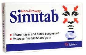 Buy Sinutab Non Drowsy 15 Tablets in Nigeria | Coughing & Sneezing ...