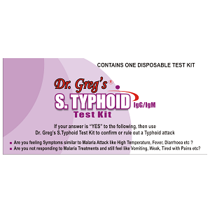 Buy Dr Greg's Typhoid Test Kit in Nigeria | First Aid & Test Kits ...