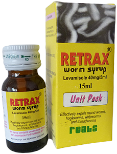 Buy Retrax Worm Syrup 15 ml in Nigeria | Stomach & Bowel | Supermart.ng ...