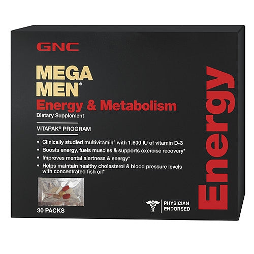 Buy GNC Mega Men Energy & Metabolism 30 Capsules in Nigeria | Vitamins ...