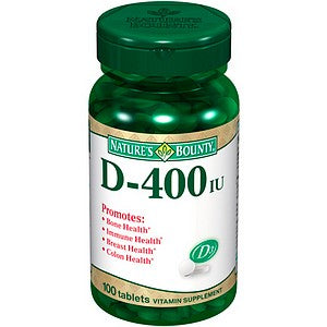 Buy Nature's Bounty Vitamin D 400 IU 100 Tablets in Nigeria | Vitamins ...