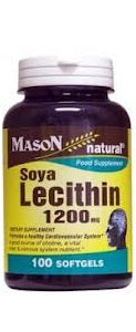 Buy Mason Soya Lecithin 1200 mg 100 Soft Gels in Nigeria | Heart ...
