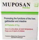 Buy Muposan Gallbladder, Liver & Intestine Powder 100 g 20 Packets in ...