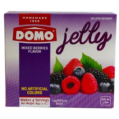 Buy Domo Jelly Gellatin Dessert Mixed Beries 85 g in Nigeria | Custard ...