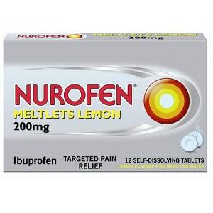 Buy Nurofen Meltlets Lemon 200 mg 12 Tablets in Nigeria | Headaches ...