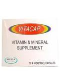 Buy Vitacap Vitamin & Mineral Supplement 10 Soft Gel Capsules in ...