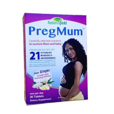 Buy Nature's Field Pregmum 30 Tablets in Nigeria | Conception ...