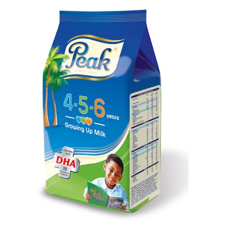 Buy Peak 456 Growing Up Milk 4-6 Years Sachet 380 g in Nigeria | Baby ...