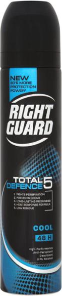 Buy Right Guard Deodorant Spray Total Defence 5 Cool 250 ml in Nigeria ...