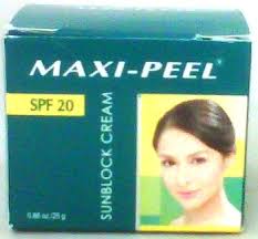 Buy Maxi-Peel Maxi-Tone Sun Block Cream SPF 20 25 g in Nigeria ...