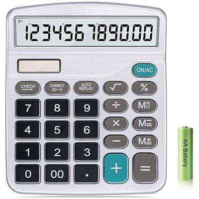 Buy Casio Tilt Display Solar/Battery Calculator - 12 Digits - Grey in ...