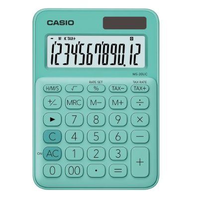 Buy Casio Tilt Display Solar/Battery Calculator - 12 Digits - Light ...