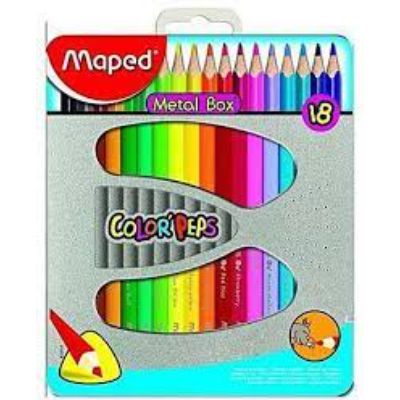 Buy Maped Colouring Pencils Color'Peps x18 (Metal Box) in Nigeria ...