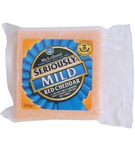 Buy McLelland Seriously Mild Red Cheddar 200 g in Nigeria | Cheese ...